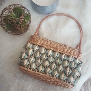 REDfish Designs | Bags | Redfish Designs Boho Straw Basket Bag Purse ...